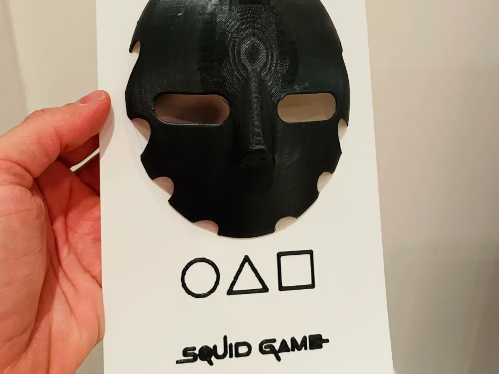 Squid Game VIP Waiter Mask Picture by Wizzart.Creation - MakerWorld