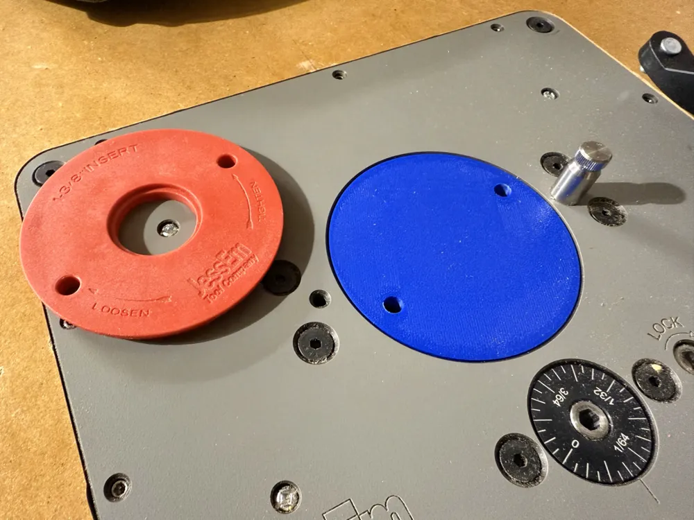 JessEm Router Lift Closed Cover Plate by Warrior Made Designs - MakerWorld