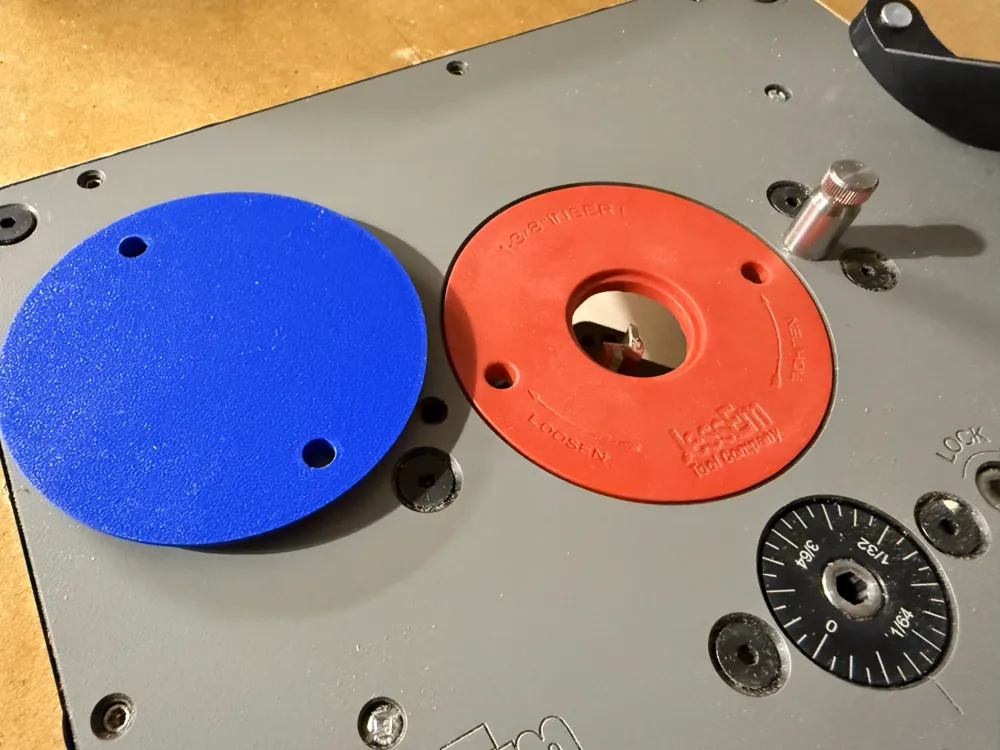 JessEm Router Lift Closed Cover Plate by Warrior Made Designs - MakerWorld