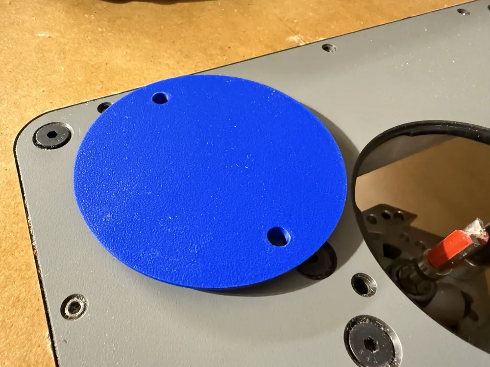 JessEm Router Lift Closed Cover Plate by Warrior Made Designs - MakerWorld