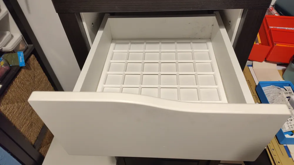 Kallax Drawer Gridfinity Baseplate by HansAlbern MakerWorld: Download ...