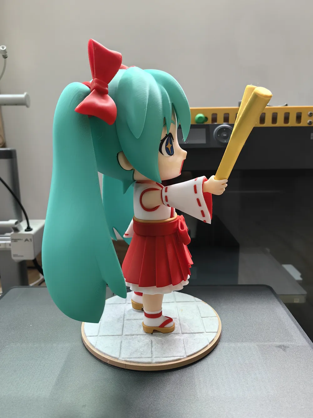 Hatsune Miku Miko Outfit ver - Free 3D Print Model - MakerWorld