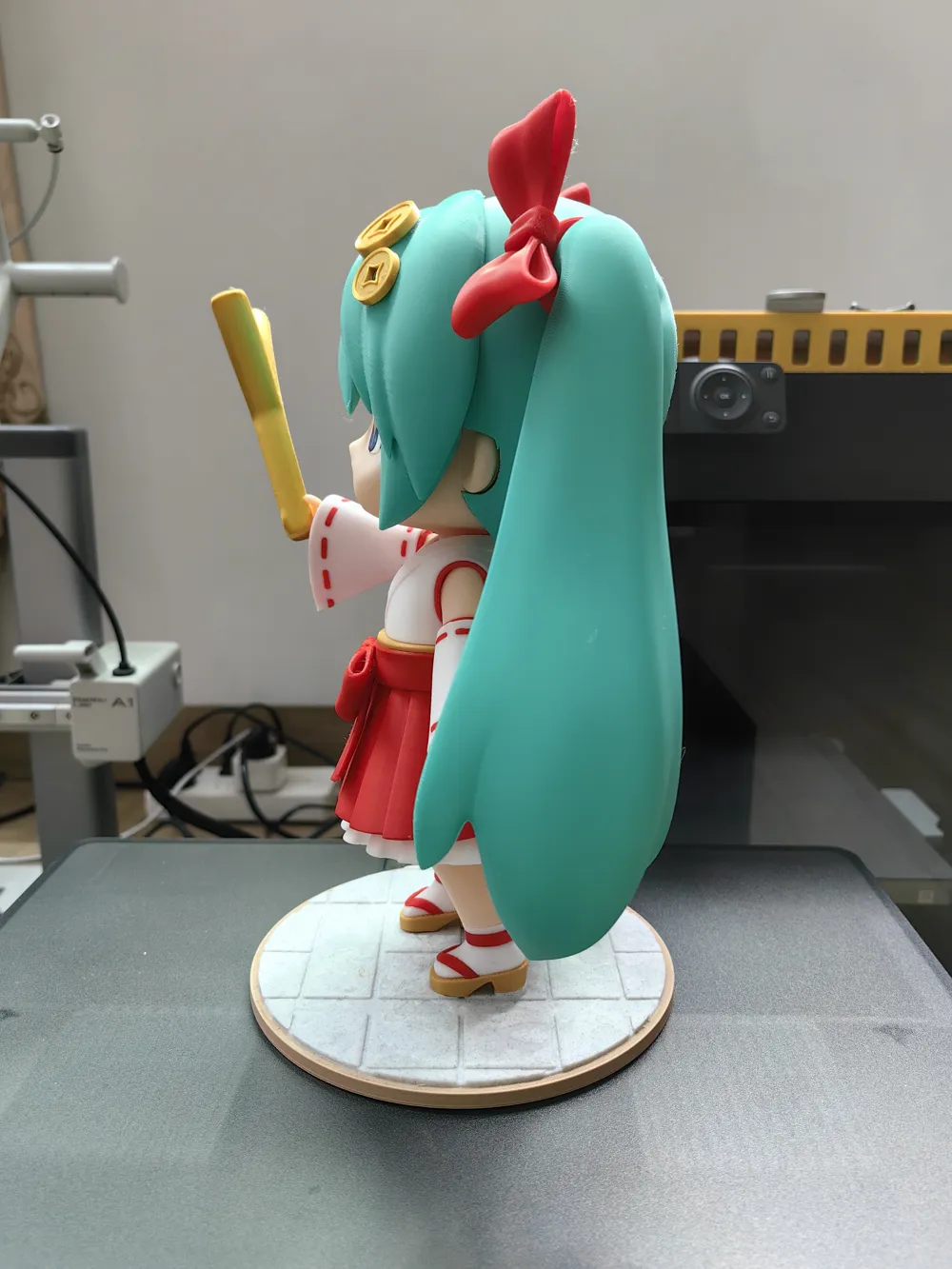 Hatsune Miku Miko Outfit ver - Free 3D Print Model - MakerWorld