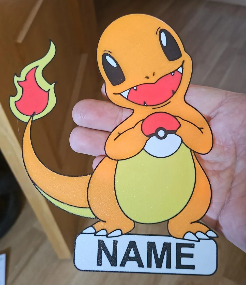 Charmander Pokémon - Your Name by DaViNcHiMakerWorld: Download Free 3D ...