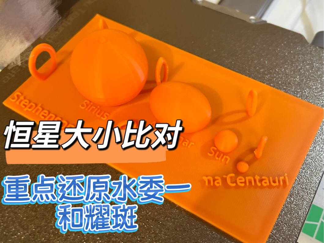 Stellar Size Comparison Model by 橡果(World Wide Channel) MakerWorld ...