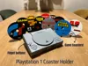 Playstation 1 Console + 12 Game Coasters - Free 3D Print Model - MakerWorld