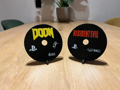 Playstation 1 Console + 12 Game Coasters by VarthDader MakerWorld ...