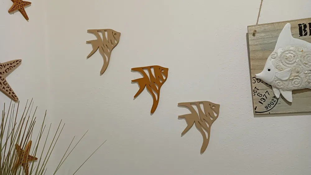 Decorative Ornamental Fish – Bathroom Wall Decor by Mellowman ...