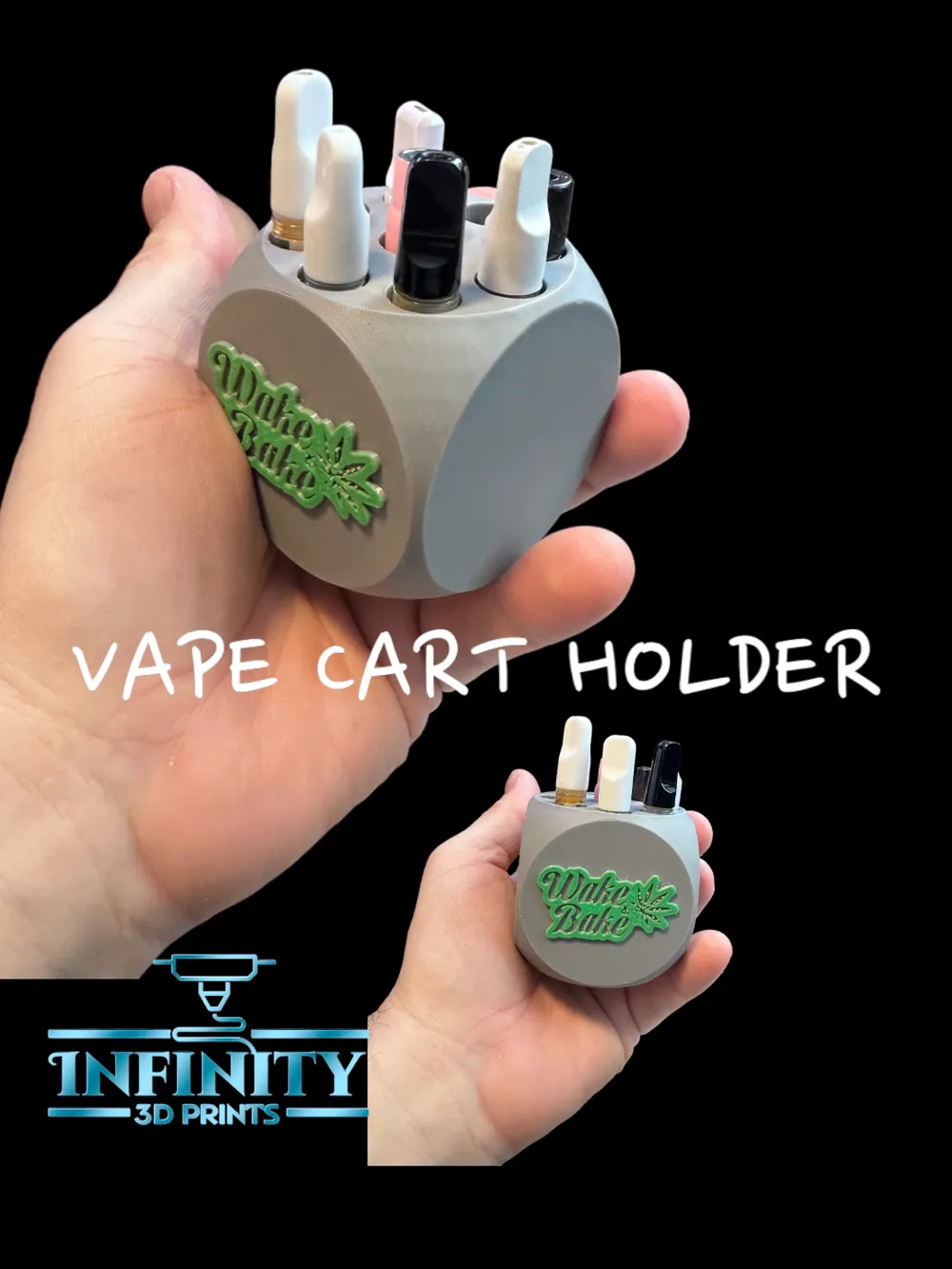 WEED CART UPRIGHT HOLDER by Infinity 3D Prints - MakerWorld