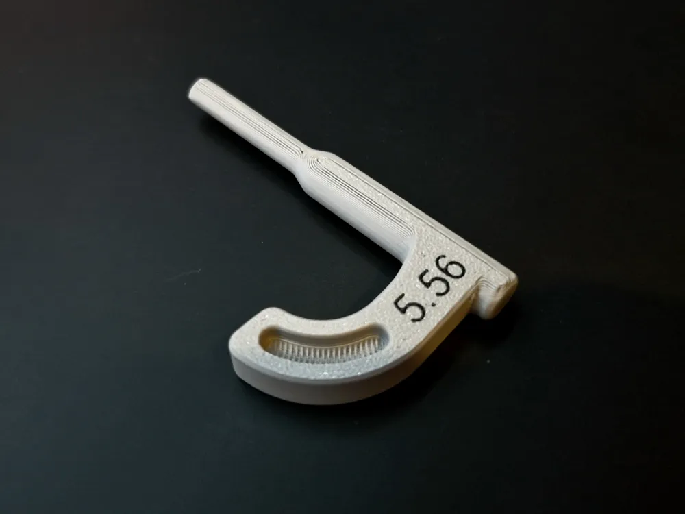 5.56/.223 chamber flag - Free 3D Print Model - MakerWorld