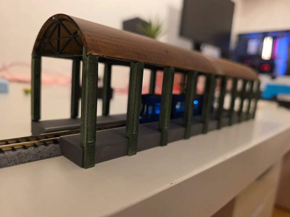 N scale station by Victor7199 MakerWorld: Download Free 3D Models