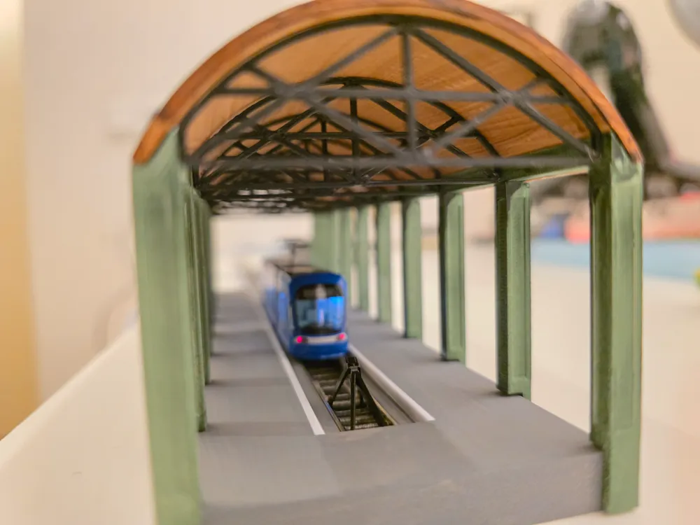 N scale station - Free 3D Print Model - MakerWorld