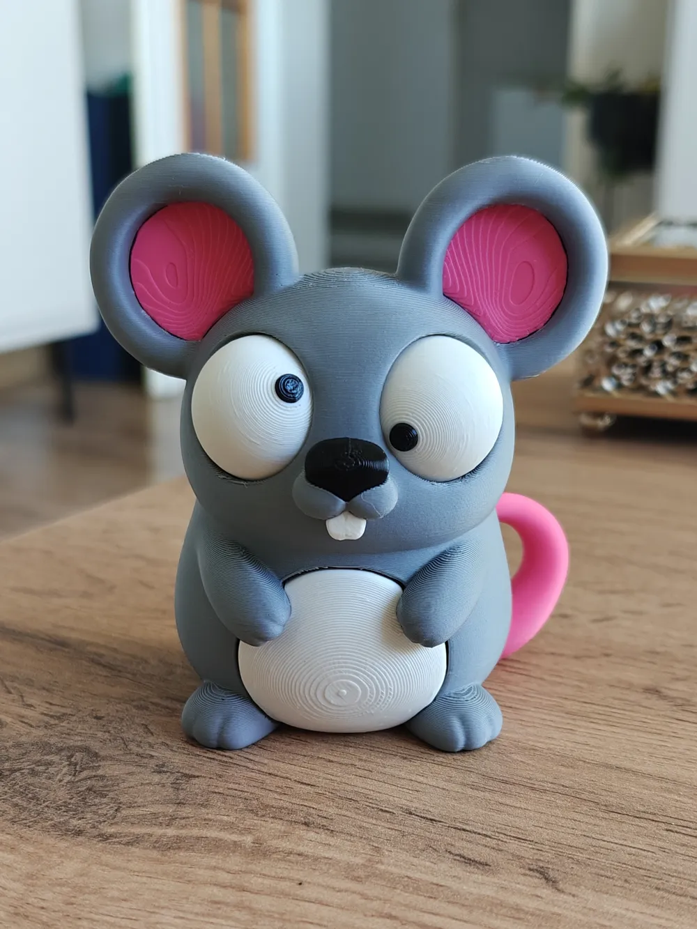 Goofy series – MOUSE Movable Eyes NOAMS - Free 3D Print Model - MakerWorld