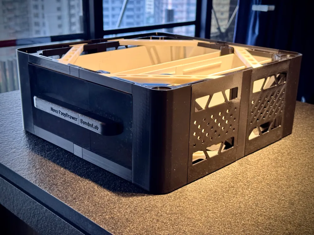 X1C PoopDrawer 150mm V1.1 - Free 3D Print Model - MakerWorld