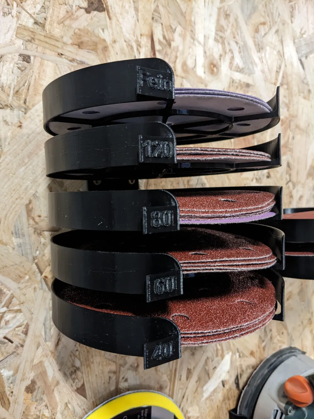 6" Sanding Disc Storage / Holder / Rack by duck.knapp - MakerWorld