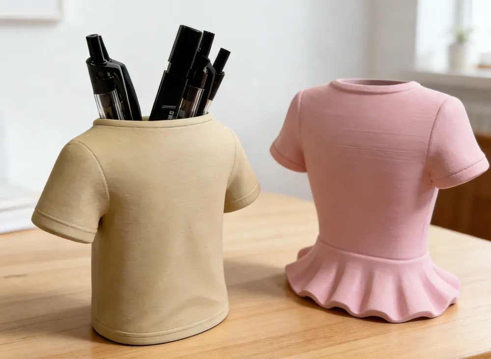 T-shirt Pen Holder - Free 3D Print Model - MakerWorld