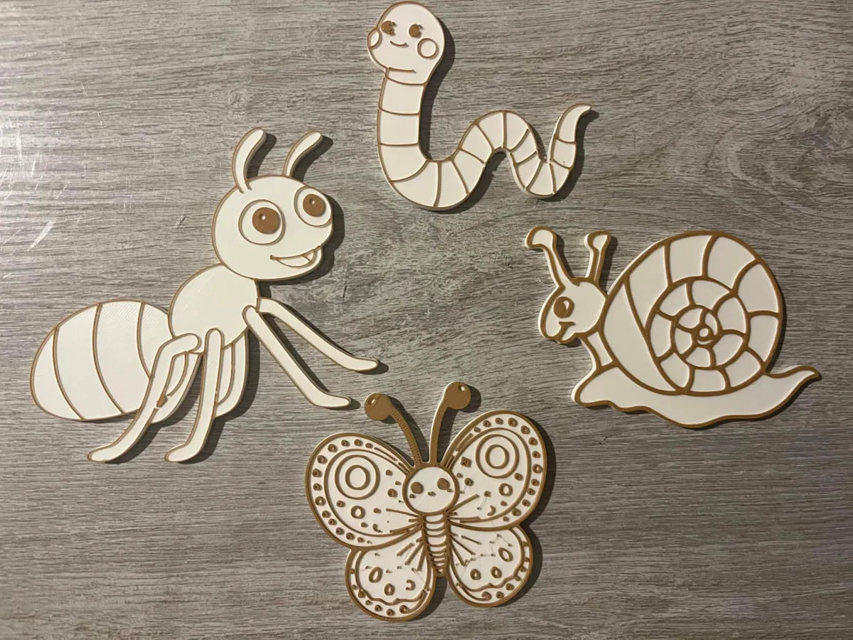 insect shapes - Free 3D Print Model - MakerWorld