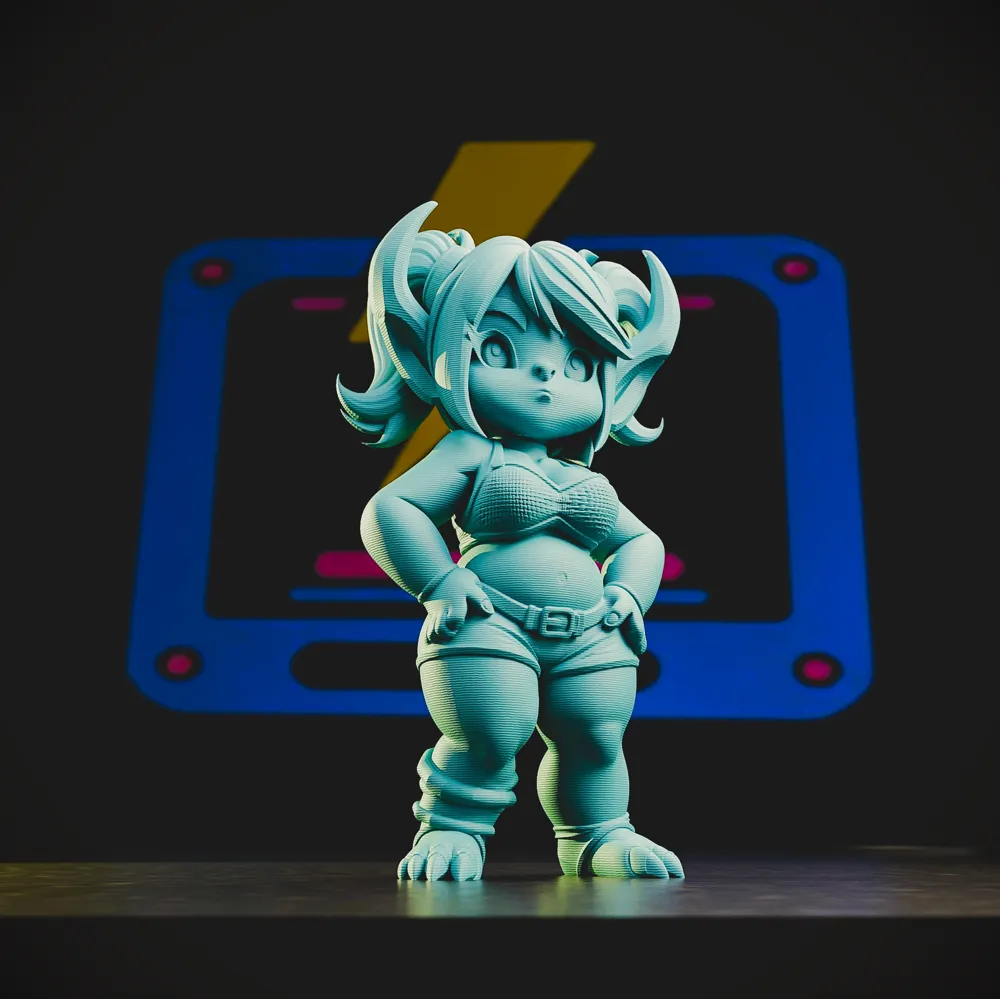 Chubby Troll Girl by TheLightning MakerWorld: Download Free 3D Models