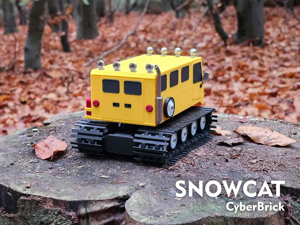 Arctic Snowcat for CyberBrick - Free 3D Print Model - MakerWorld