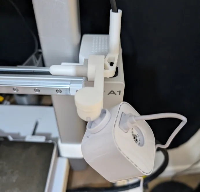 Mini Mount With Included Cable Guide For A1 Remixed by Oddity3D ...