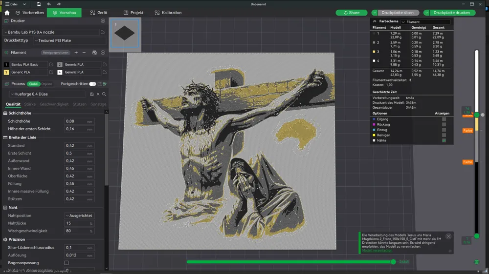 Mary Magdalene cries for Jesus 1 by Calipitter - MakerWorld