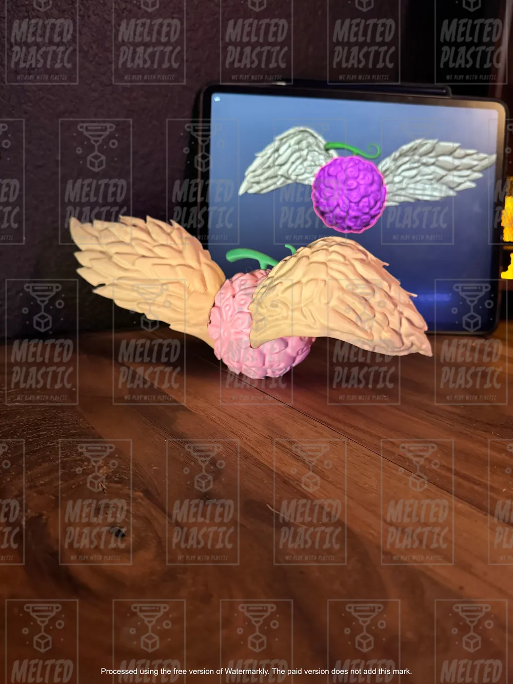 花花果实觉醒之手雕塑 来自 Melted Plastic MakerWorld：免费下载 3D 模型