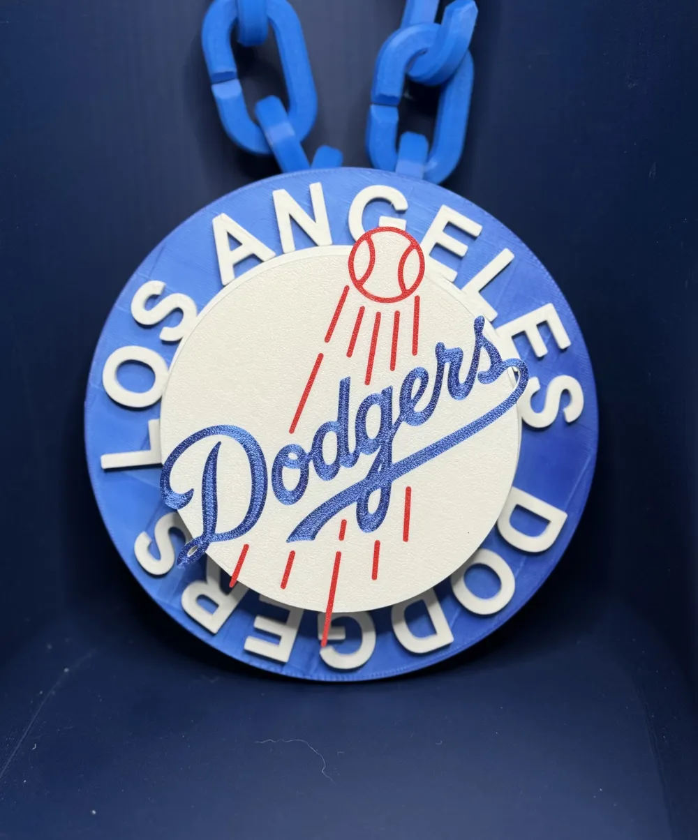 Spinner Chain - Los Angeles Dodgers by jckrenrut MakerWorld: Download ...