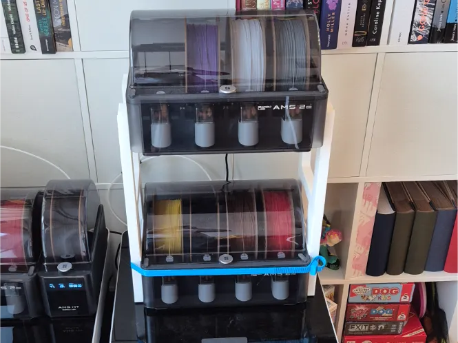 AMS Stacking System all printed - Free 3D Print Model - MakerWorld