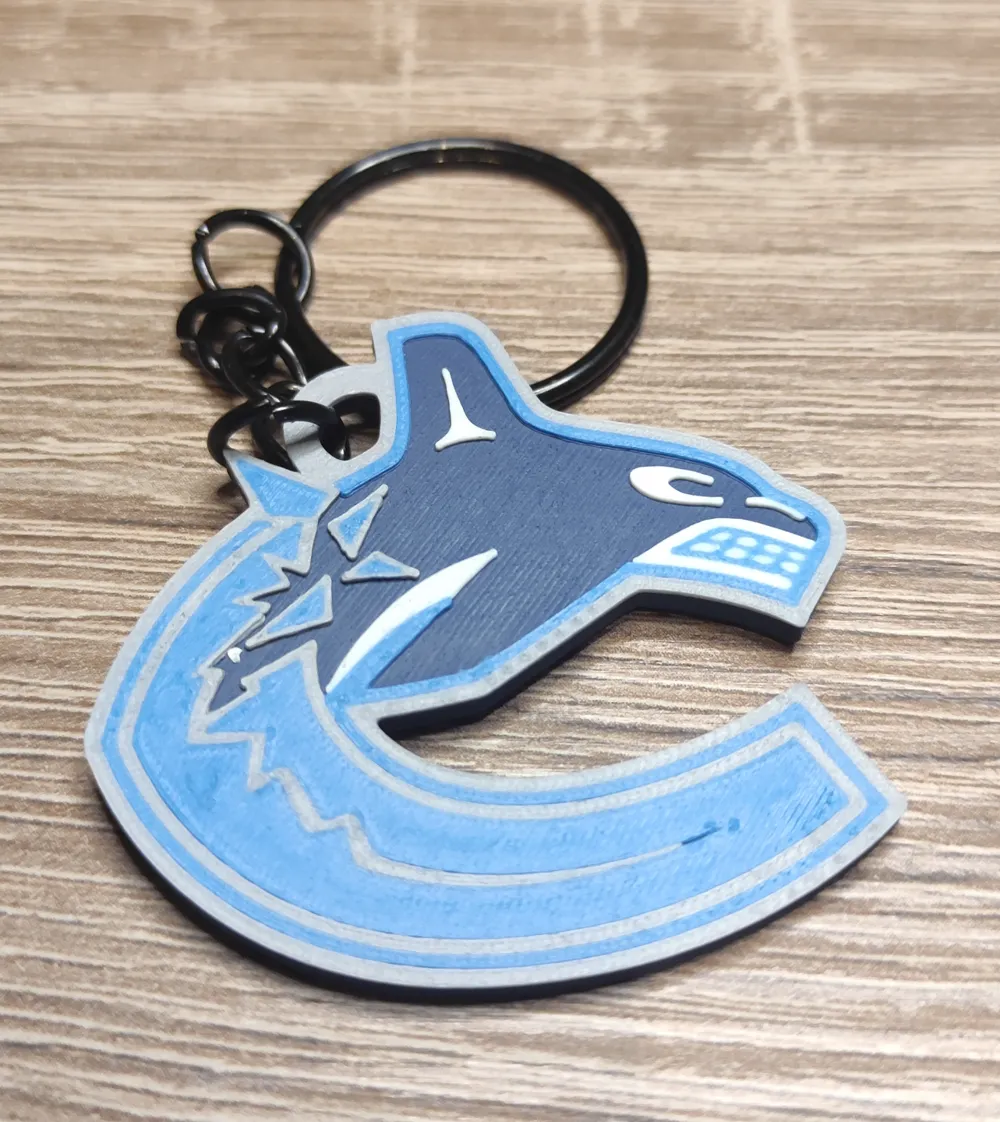 Vancouver Canucks Keychain by Carlson - MakerWorld