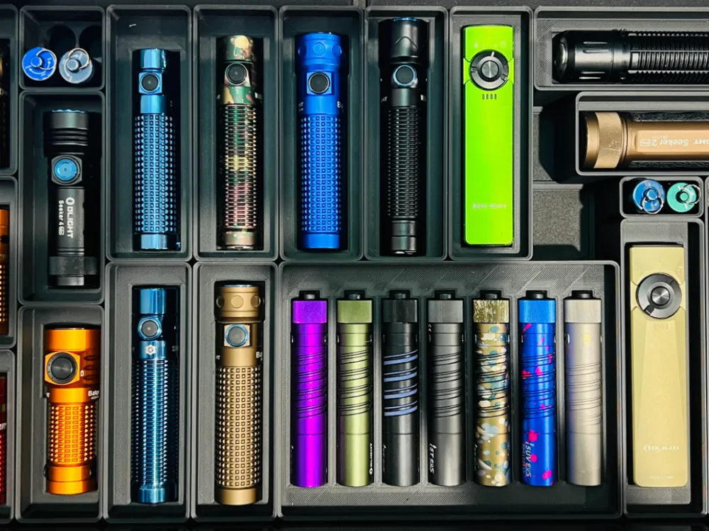 Gridfinity Olight System – Modular Storage by tgsparky77 MakerWorld ...