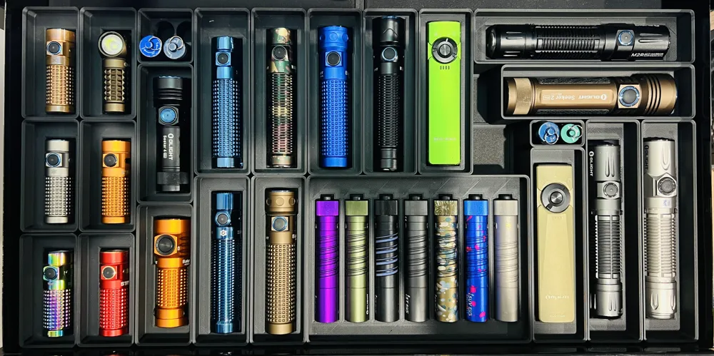 Gridfinity Olight System – Modular Storage by tgsparky77 MakerWorld ...