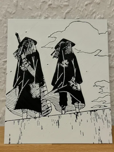 HueForge - Itachi & Kisame - Manga Panel by PrintingImpact MakerWorld ...