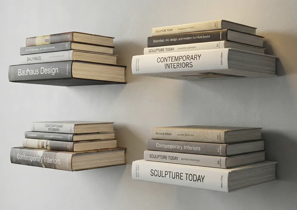 Levitating Book Shelf | Magic Floating Stack - Free 3D Print Model ...