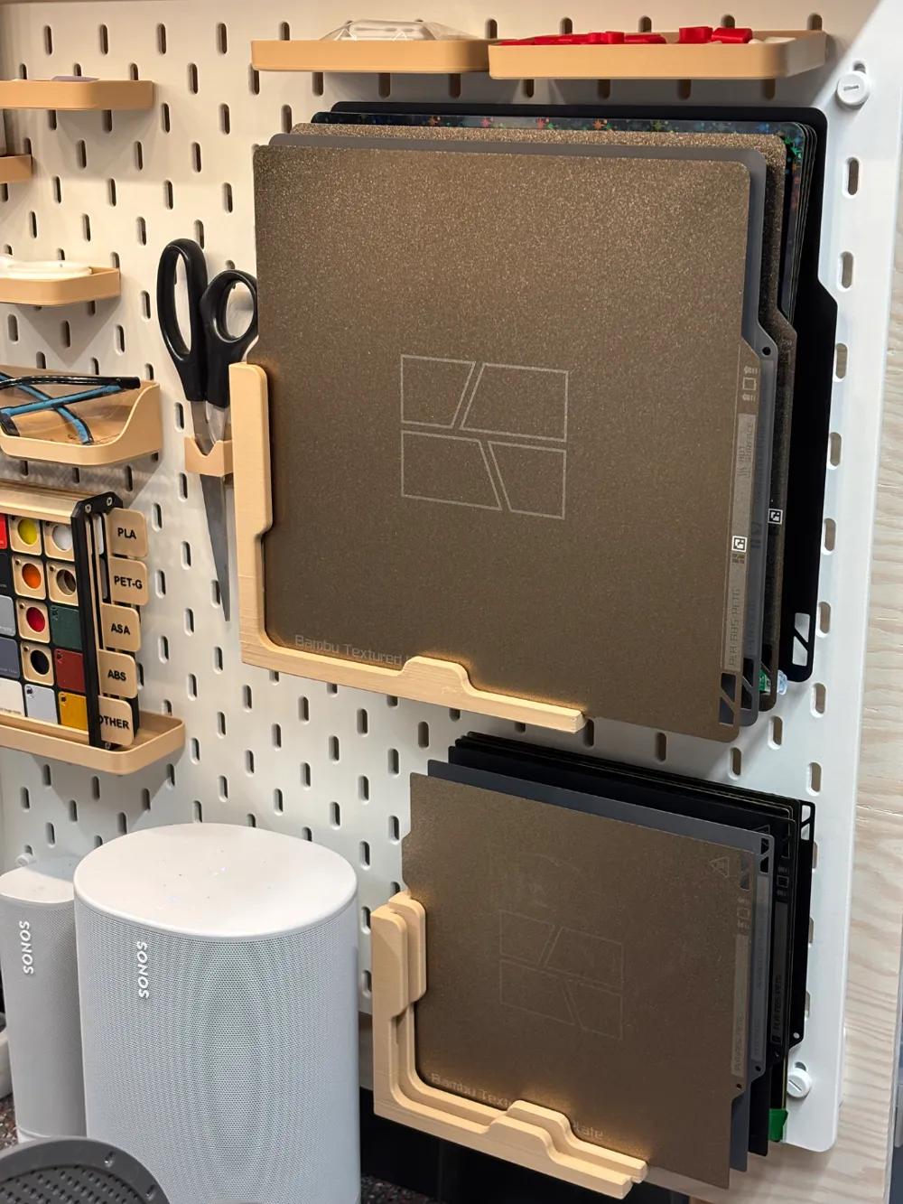 X1/P1/A1/A1 Mini IKEA Skadis Build Plate Holder by alejepa - MakerWorld