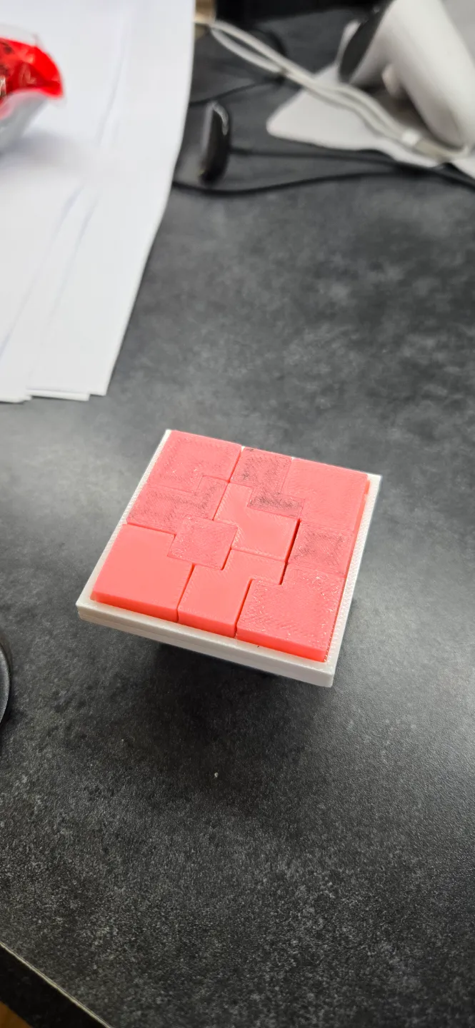 Cube Libre puzzle Remixed by Shawn MakerWorld: Download Free 3D Models