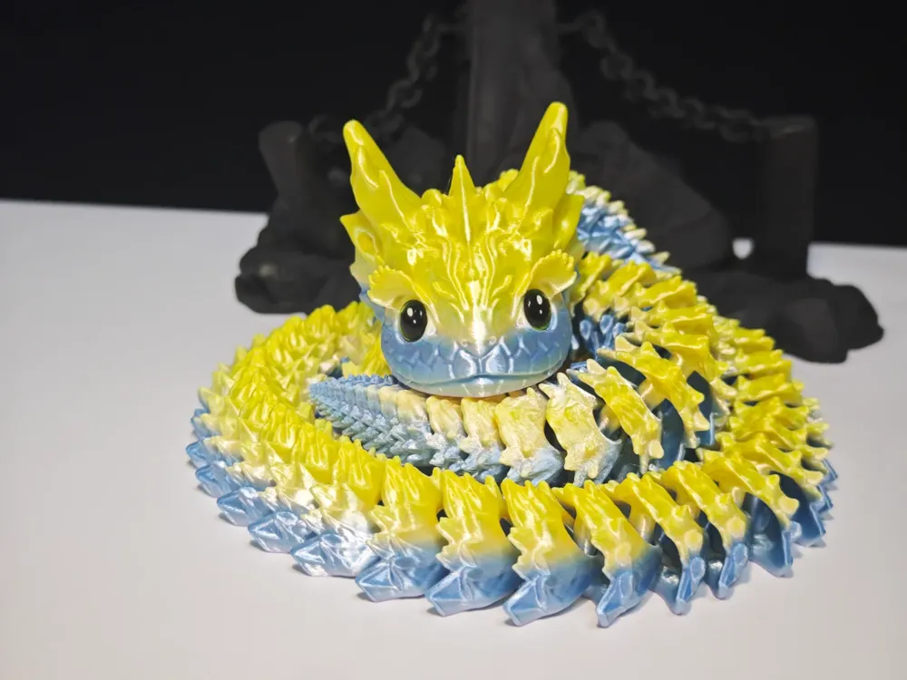 Year of the Snake - Water Snake ~ Print-in-Place Articulated Snake ...