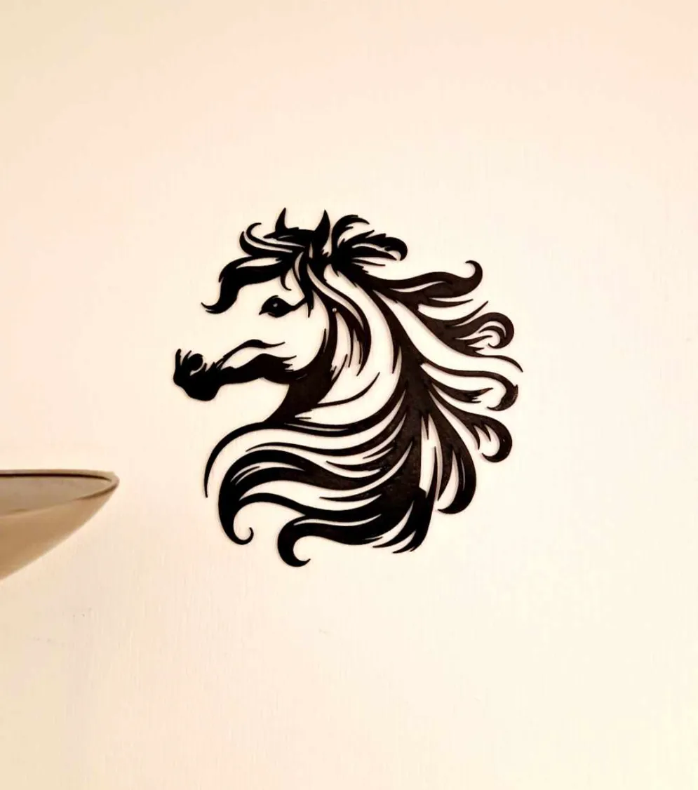 Horse Wall Art - Free 3D Print Model - MakerWorld