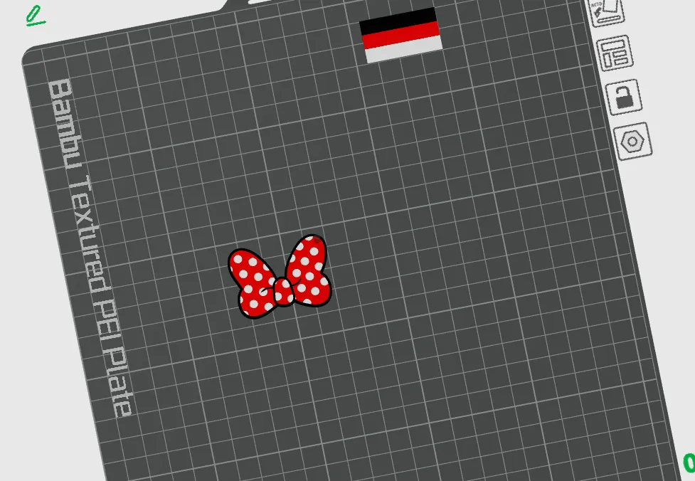 Minnie Mouse keychain by Markserna31 - MakerWorld