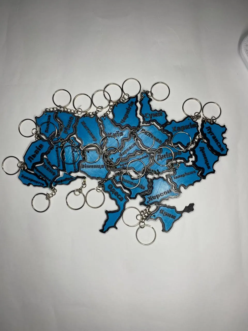 Collection of keychains «Regions of Ukraine» - Free 3D Print Model ...
