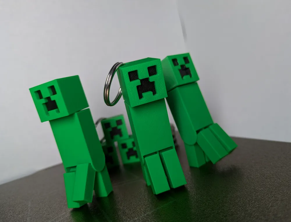 Modelo Creeper para Impressão Direta - Articulado - Modelo gratuito ...