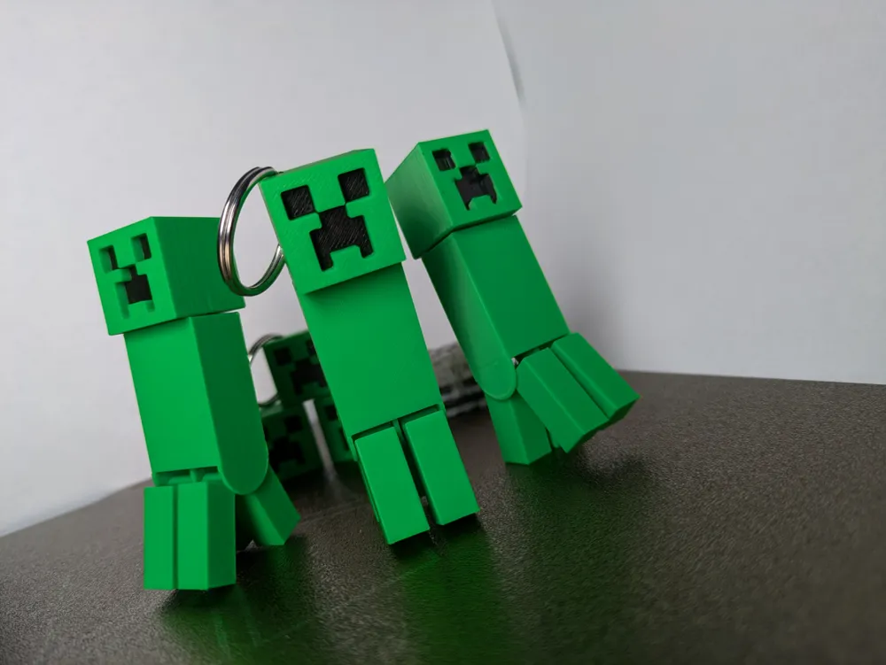 Print-in-place Creeper - Articulated Remixed by Calmec87 MakerWorld ...