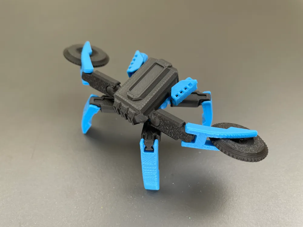 Articulated Mecha- Assembly toy - Miner Crab Robot by Sivar Studios - MakerWorld