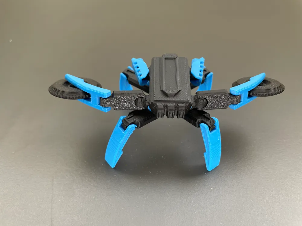 Articulated Mecha- Assembly toy - Miner Crab Robot by Sivar Studios MakerWorld: Download Free 3D ...