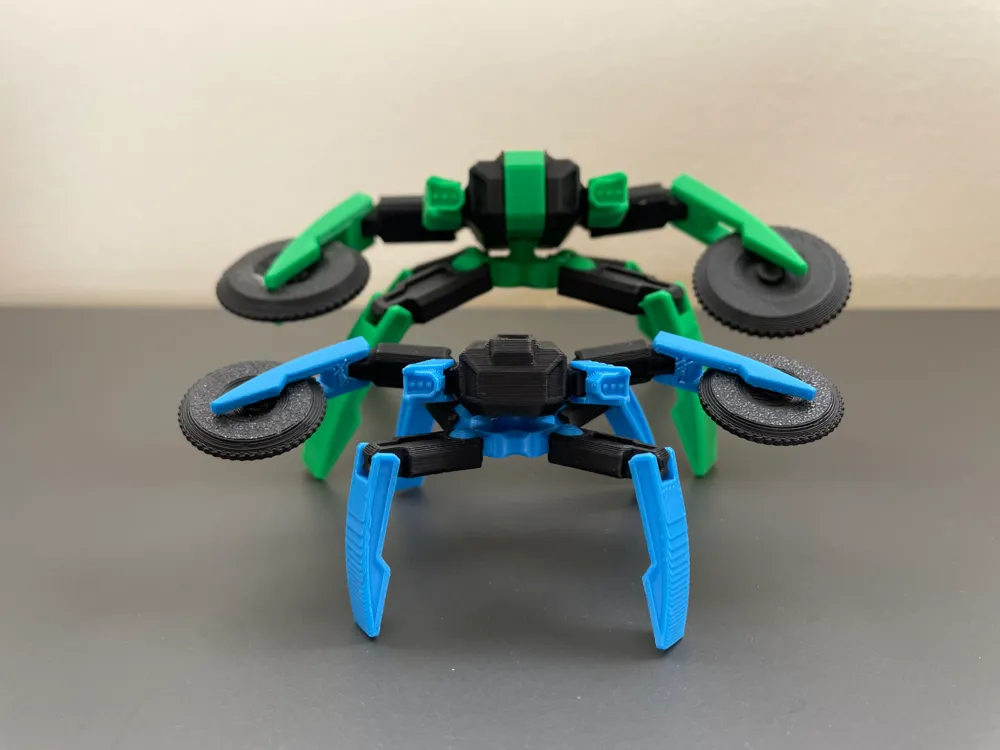 Articulated Mecha- Assembly toy - Miner Crab Robot by Sivar Studios ...