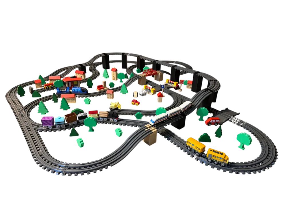 Tiny Train - Hill railway line - Free 3D Print Model - MakerWorld
