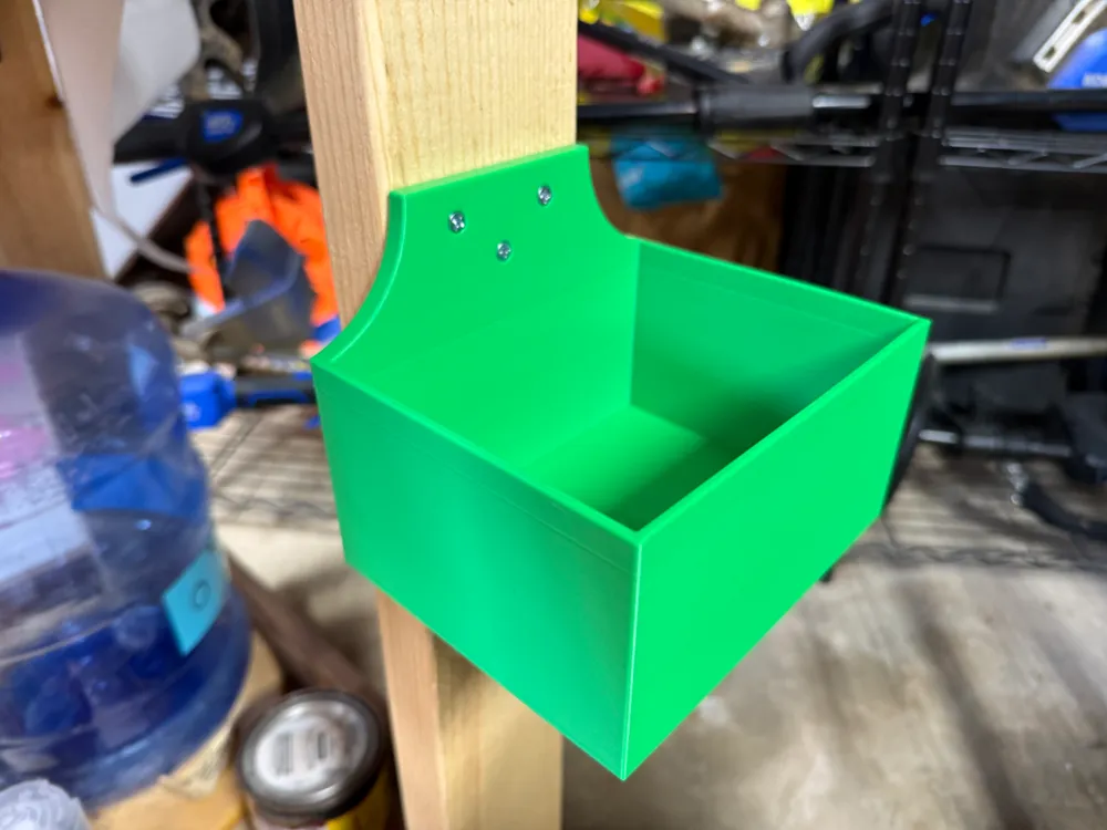 Wall Mountable Small Parts Bin - 2 Versions by barbasnoo - MakerWorld