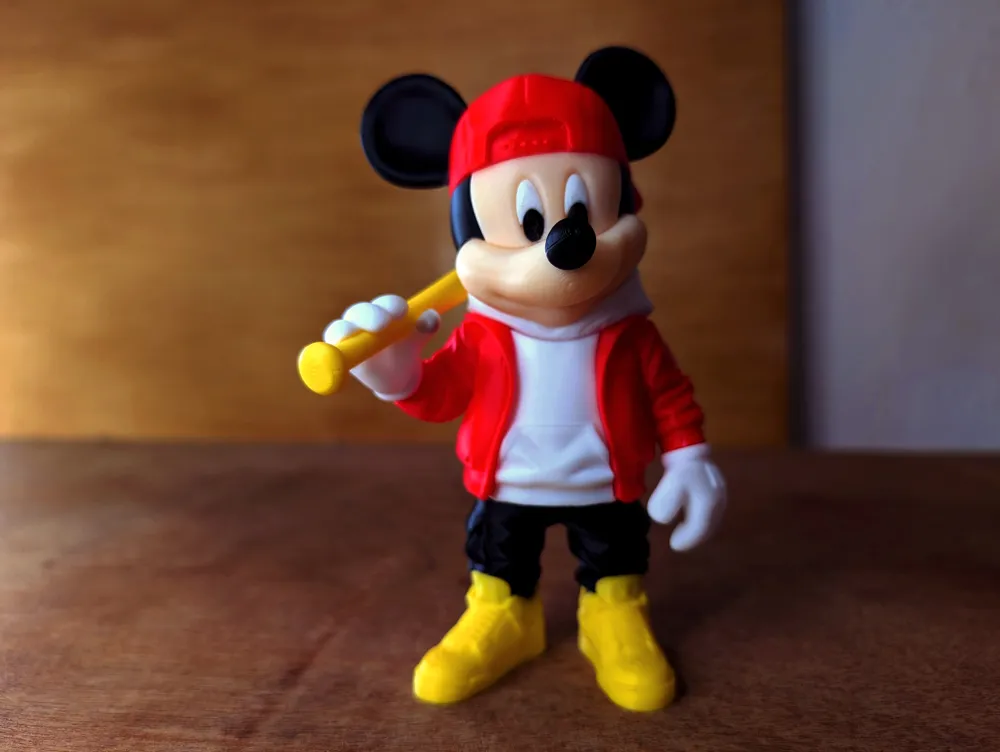 Mickey Mouse streetwear urban - Free 3D Print Model - MakerWorld