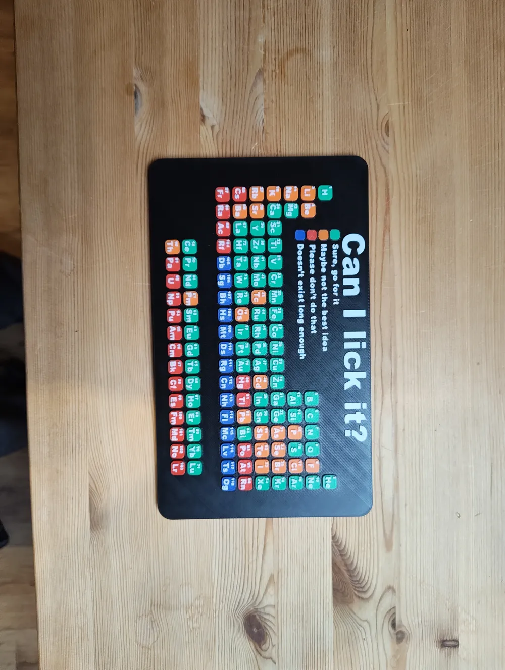 Can I lick it - Chemistry edition - V2.0 by leander MakerWorld: Download Free 3D Models