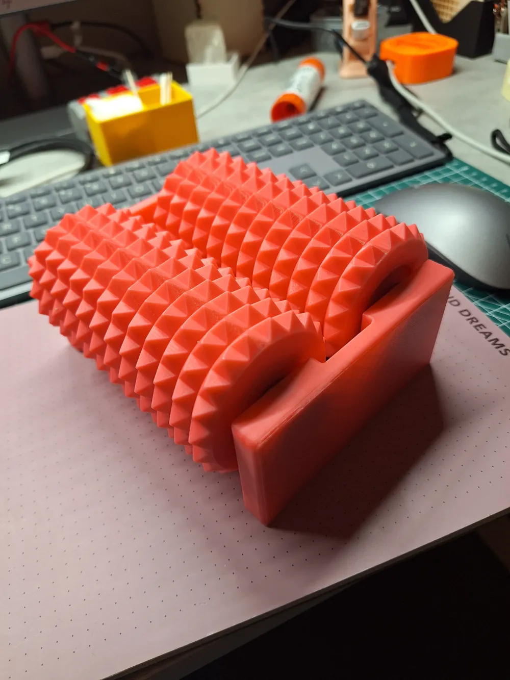 double foot fidget rollers,, Remixed by luigi bgiorno84 - MakerWorld