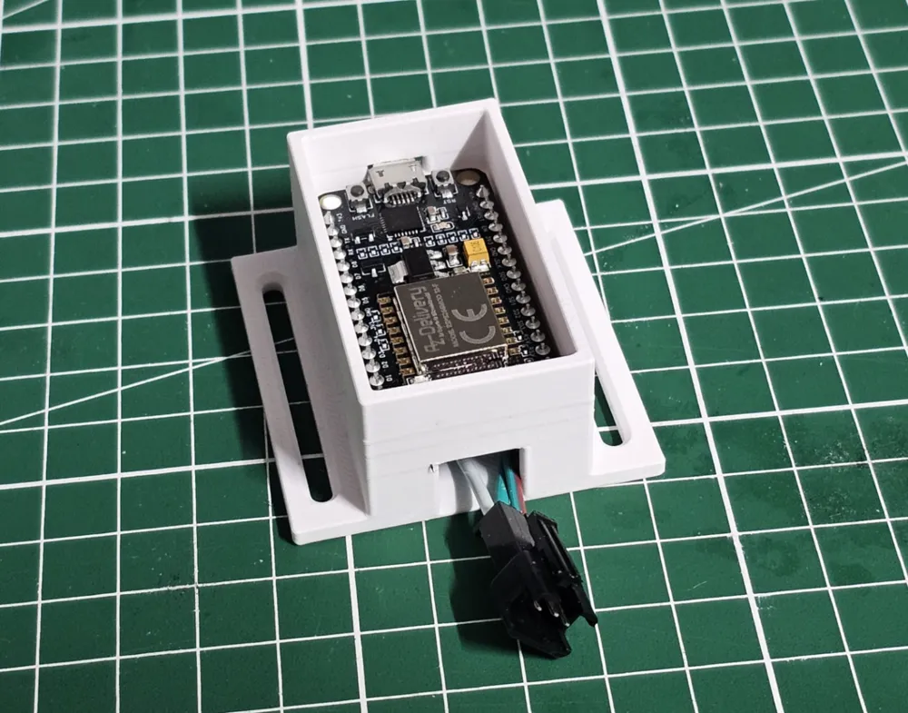 ESP8266MOD 12-F enclosure with mounting pads by Bonzo312 - MakerWorld
